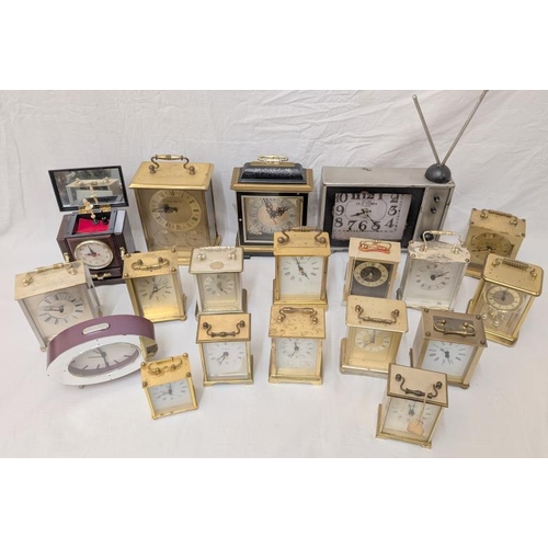 Carriage Clocks incl. Metamec, H Samuels, Ernest Jones etc. (1 Box) ALL ...