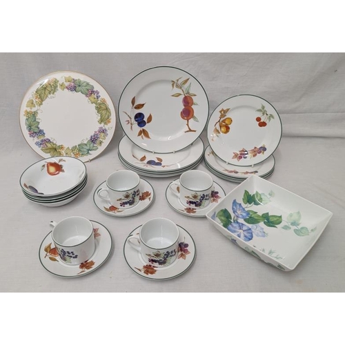 Royal Worcester Evesham Vale Dinnerwares incl. 4 dinner plates, 4 side ...