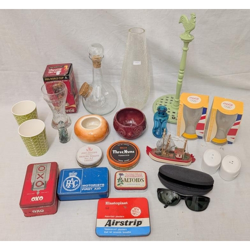 Small Holmegaard Kluk Kluk Decanter A/f, clear crackle glass vase, Art ...