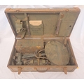 US Anti Tank Mine Detector Set portable M-1, case marked Signal Corp US ...