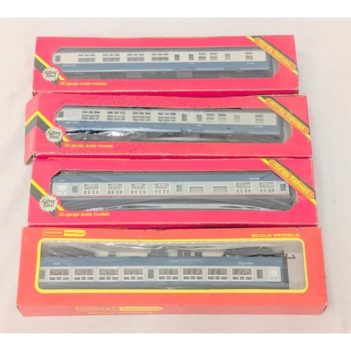 00 Gauge Hornby Railway Carriages incl. Intercity break coach x 2 ...