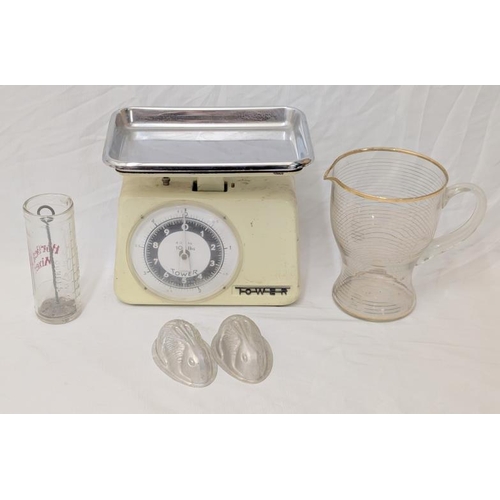 Set of Tower Kitchen Scales, glass jug, Horlicks mixer, 2 small ...
