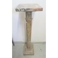 Marble Plant Stand/Plinth, top detachable approx. 107cm H x 25cm x 25cm ...