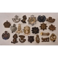 Military Cap Badges incl. Royal Army Medical Corp, Royal Artillery ...