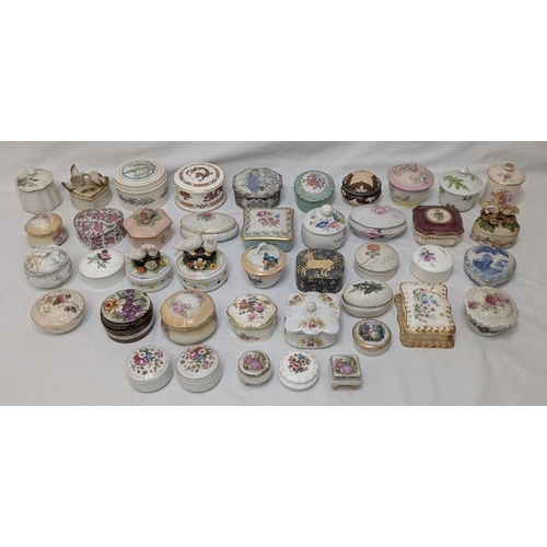 Ceramic Lidded Jars/Trinket Jars incl. Boncath pottery, Wren, Burslem ...