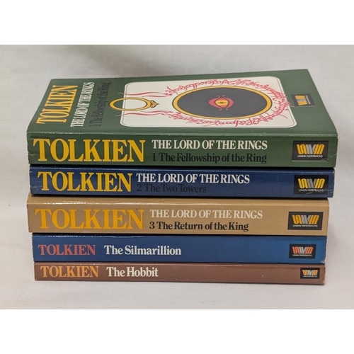 Set of 5 Tolkien Paperback Books published by Unwin Paperbacks incl ...