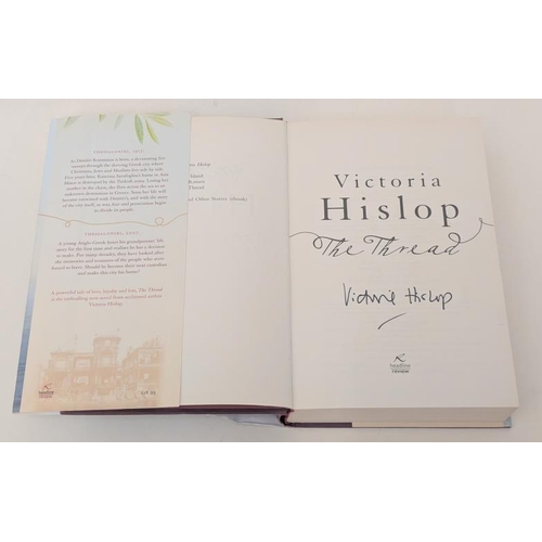 Books: Victoria Hislop The Thread Signed by the author & The Lord of ...