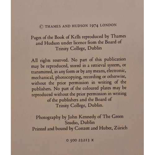Book of Kells by Thames & Hudson with 126 colour illustrations