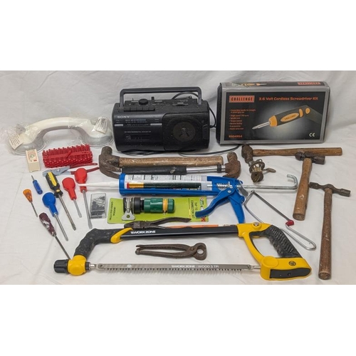 Boxed Challenge 3.6V cordless screwdriver set, Workzone wood 5.2P saw ...