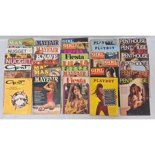 Vintage Adult Magazines from the 1960s & 1970s, Penthouse, Playboy ...