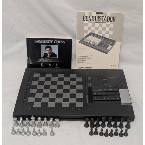 Kasparov Conquistador Chess Computer Game by Saitek with instructions ...
