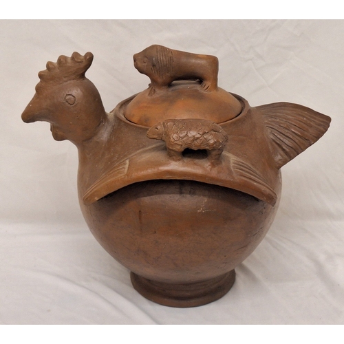 North African Cooking Pot in the form of a chicken, shell, tortoise ...