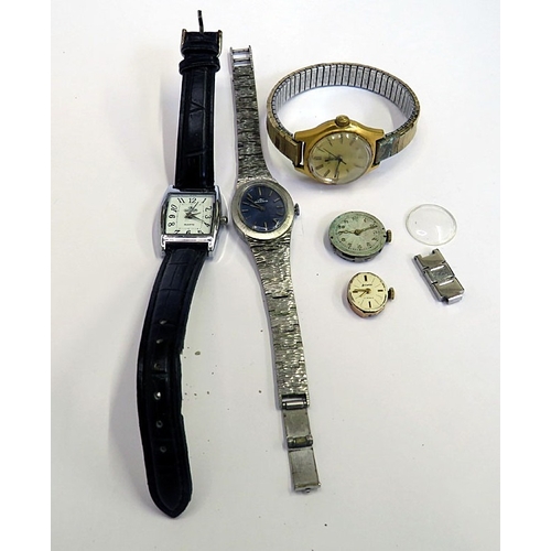 Tissot Ladies Gilt Watch, Anigo quartz watch, Mondia blue faced ...