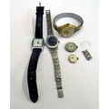 Tissot Ladies Gilt Watch, Anigo quartz watch, Mondia blue faced ...