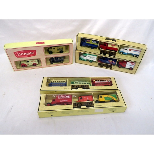 Lledo Boxed Model Vehicle Sets, 3 x Days Gone & Unigate, Royal Mail ...