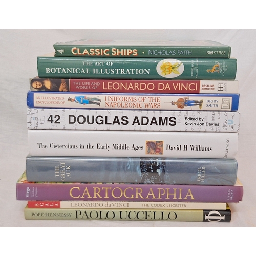 Books incl. Cartography, Classic Ships, The Cistercian's in the middle ...