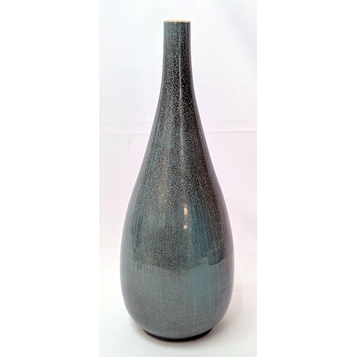 Humlebaek Danish Pottery Vase with celadon glaze approx. 32cm H