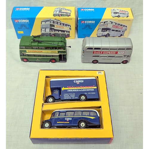 Boxed Corgi Classics incl. no. 35002 London Transport AEC Routemaster ...