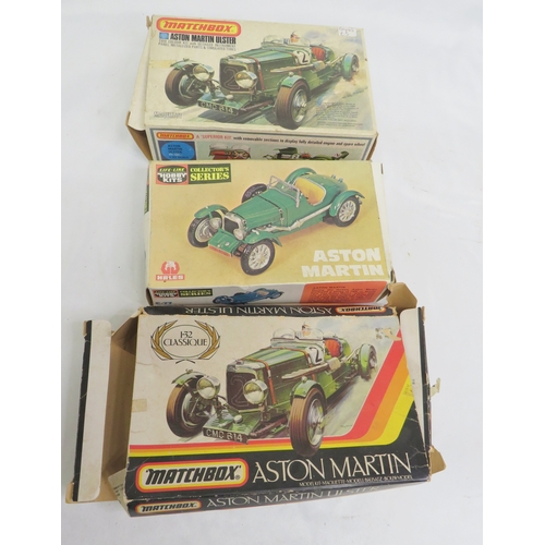 Plastic Model Kits: Matchbox 1:32 Aston Martin, Hales 1:32 Aston Martin ...