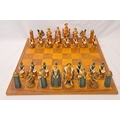 Henry VIII Themed Chess Set & Wooden Chess Board