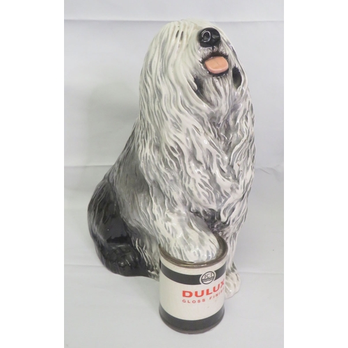 Large Beswick Advertising Dulux Old English Sheep Dog figurine with his ...
