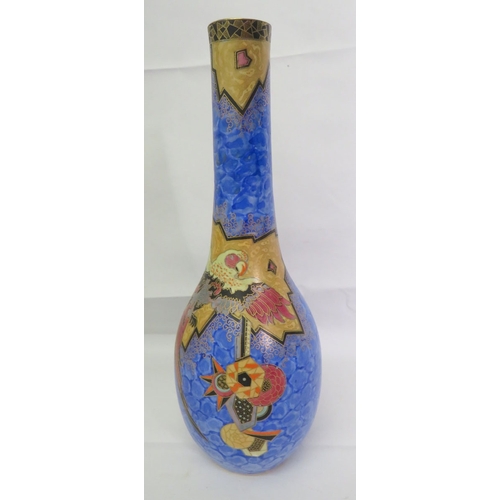 Early C20th Crown Devon Aesthetic movement/Art Deco vase, blue mottled ...