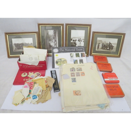 Ephemera incl. on paper stamps, stamp sheetlets, Stanley Gibbons stamp ...
