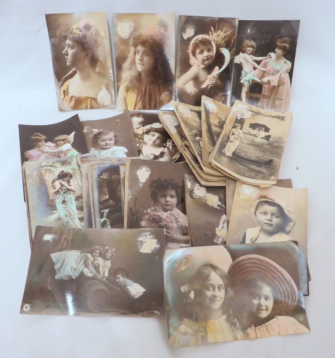 Early French Postcards Oranotpie NPG Steglitz 1904 series incl. studies ...