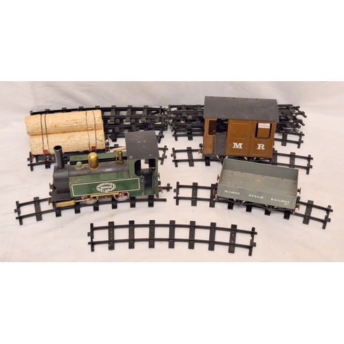 Mamod O Gauge Steam Railway incl. SL1 Engine, track, Mamod waxed solid ...