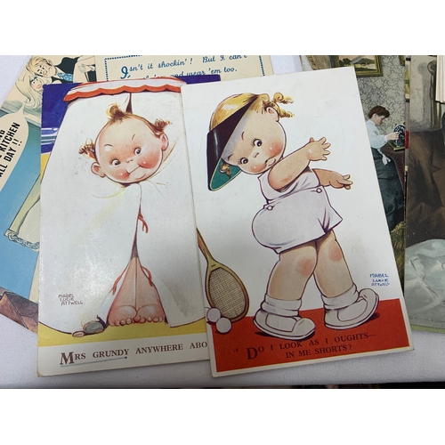 Good Collection of Vintage Postcards including Mabel Lucie Atwell