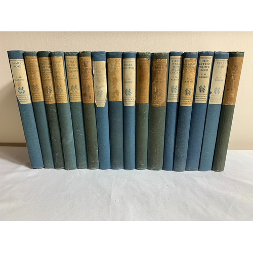 16 Hardback Volumes - The Plays & The Works of J M Barrie.Uniform ...