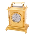 Viner, London an English carriage clock having a timepiece single-fusee ...