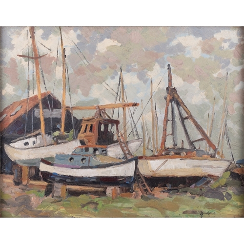 James Brindle (British, 1892 - 1977) Hesketh bank harbour, Nr. Preston ...