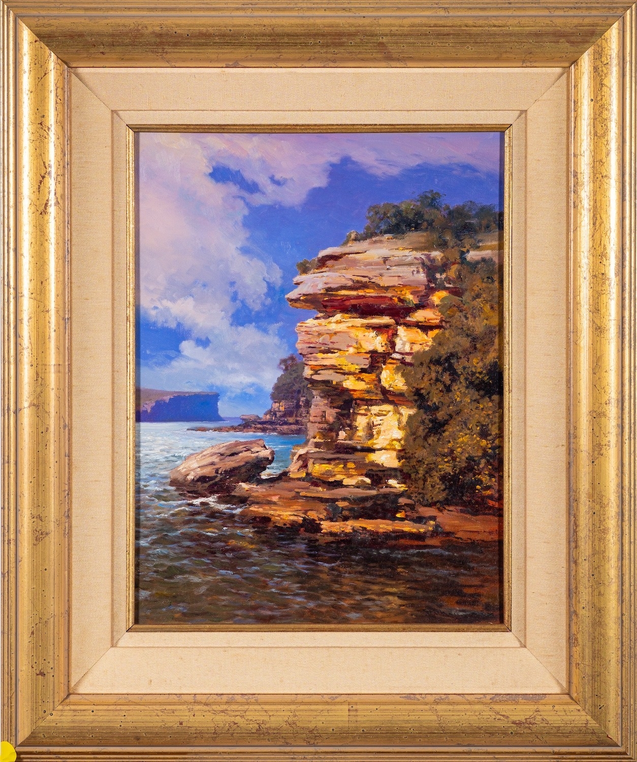 Graham Cox (Australian, b.1941) Harbour Sandstone Middle Head ...