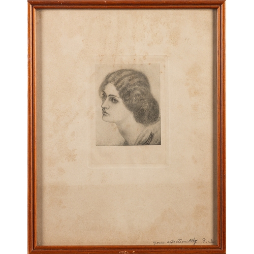 After William Morris (British, 1834-1896) - Portrait of Jane Morris ...