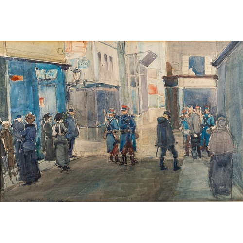 Charles Walter Simpson (British, 1885-1971) - The Paris Flood, 1910 ...