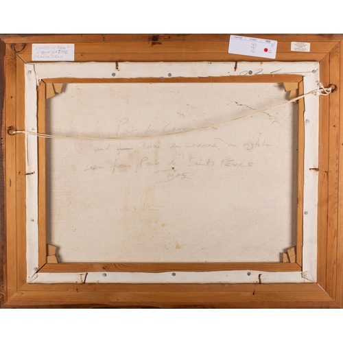 Alec Wiles (British, b. 1924) - View of a church - Acrylic on board ...