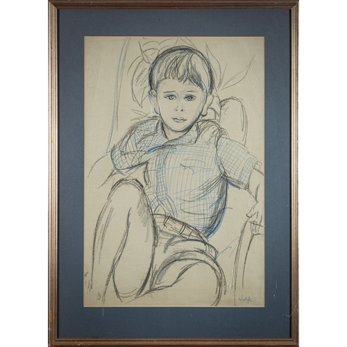 *Edward Wolfe RA (South African/British, 1897-1982) - Portrait of a boy ...