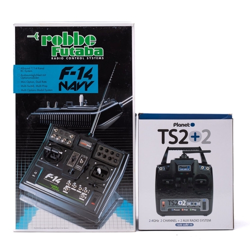 Two radio control systems. Comprising a Planet TS2+2 remote controller ...
