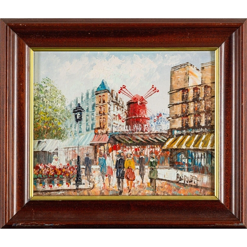 Caroline C. Burnett (American, 1877-1950) Parisian Scenes - A pair of ...