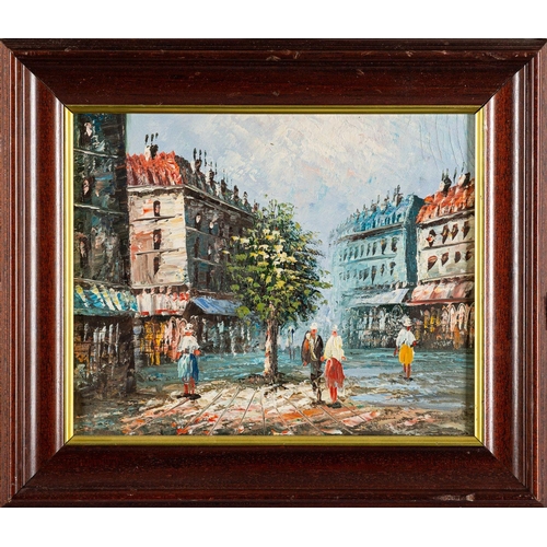 Caroline C. Burnett (American, 1877-1950) Parisian Scenes - A pair of ...