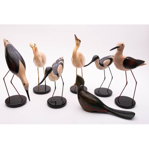 Feathers Gallery, a collection of seven Knysna (South African) carved ...