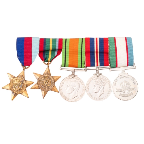 A WWII group of five to ' 14856082 Sgt P H Crofts 223 (107 Warks HG ...