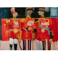 * Harold Wood (British, 1918-2014) - 'The Generals' - Oil on board - 89 ...