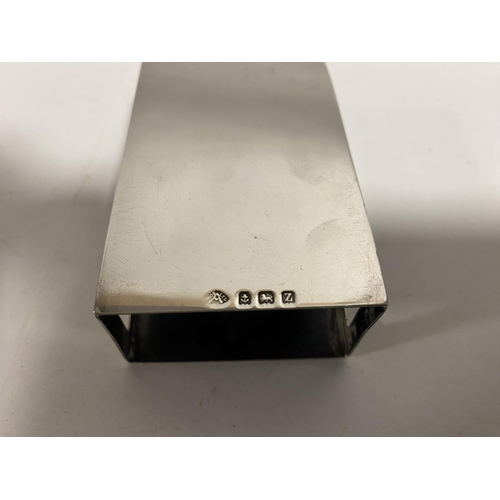 Hallmarked Silver Engraved Matchbox Holder c1924