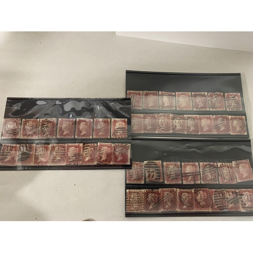 Collection of x 45 Penny Red Stamps