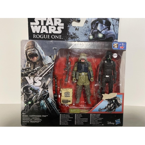 Star Wars Rogue One Packaged Figures - Rebel Commando & Death Trooper