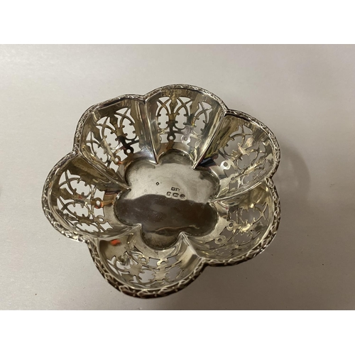 Hallmarked Silver Bon Bon Dish - 52g Weight