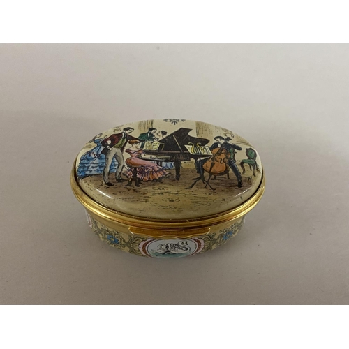 Halcyon Days Musical Enamel Trinket Box, Limited Edition 256/750