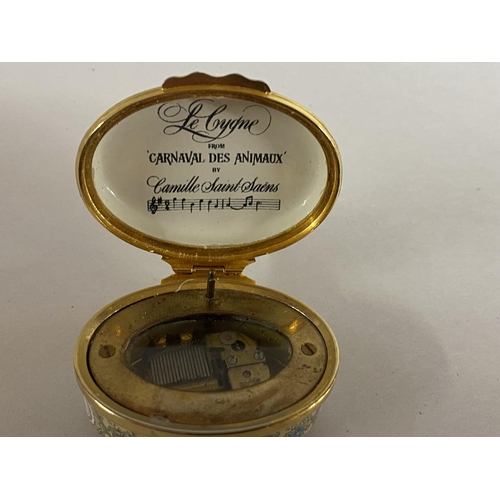 Halcyon Days Musical Enamel Trinket Box, Limited Edition 256/750